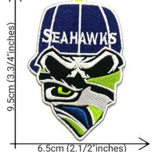 Accessories | Seattle Seahawks Patch Iron On Nfl Team Skull Diy | Poshmark